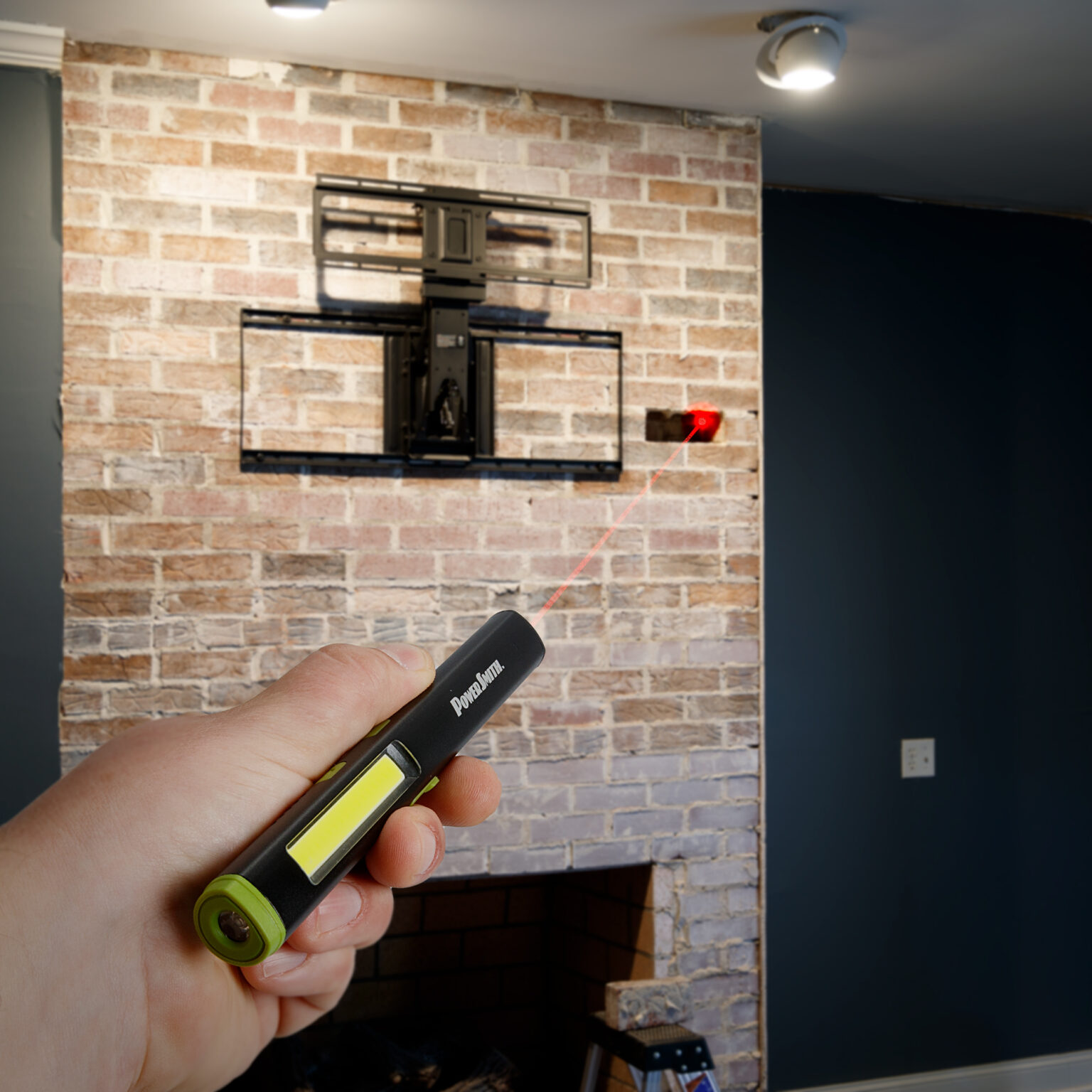 RECHARGEABLE LED INSPECTION PEN LIGHT WITH UV AND LASER - PowerSmith