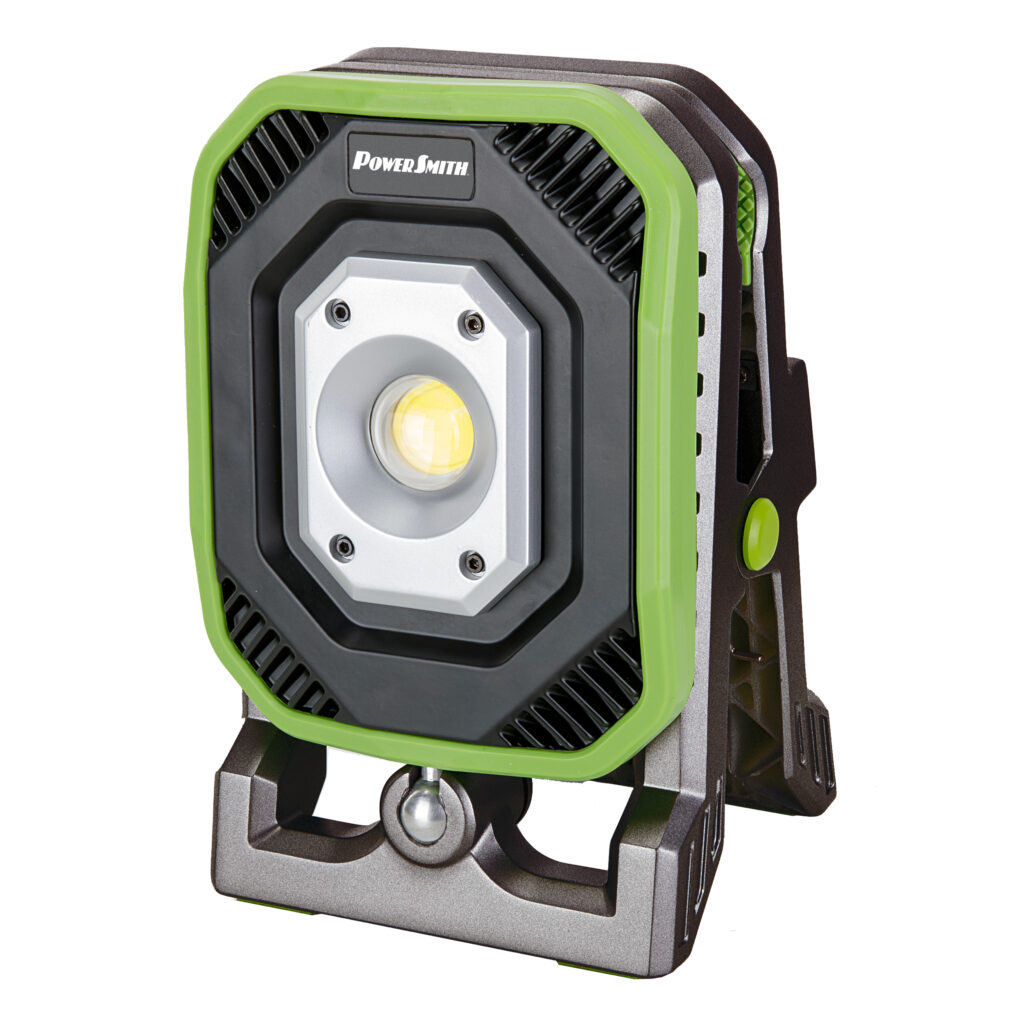 3000 LUMEN DUAL-POWER LED CLAMP LIGHT - PowerSmith